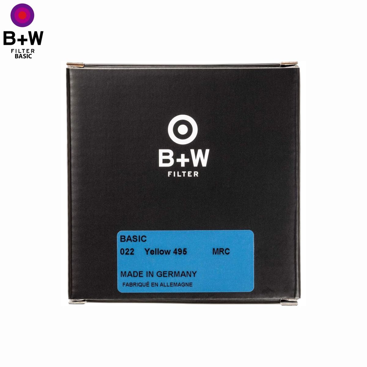 B+W Basic MRC Yellow Filter | Camtec Photo