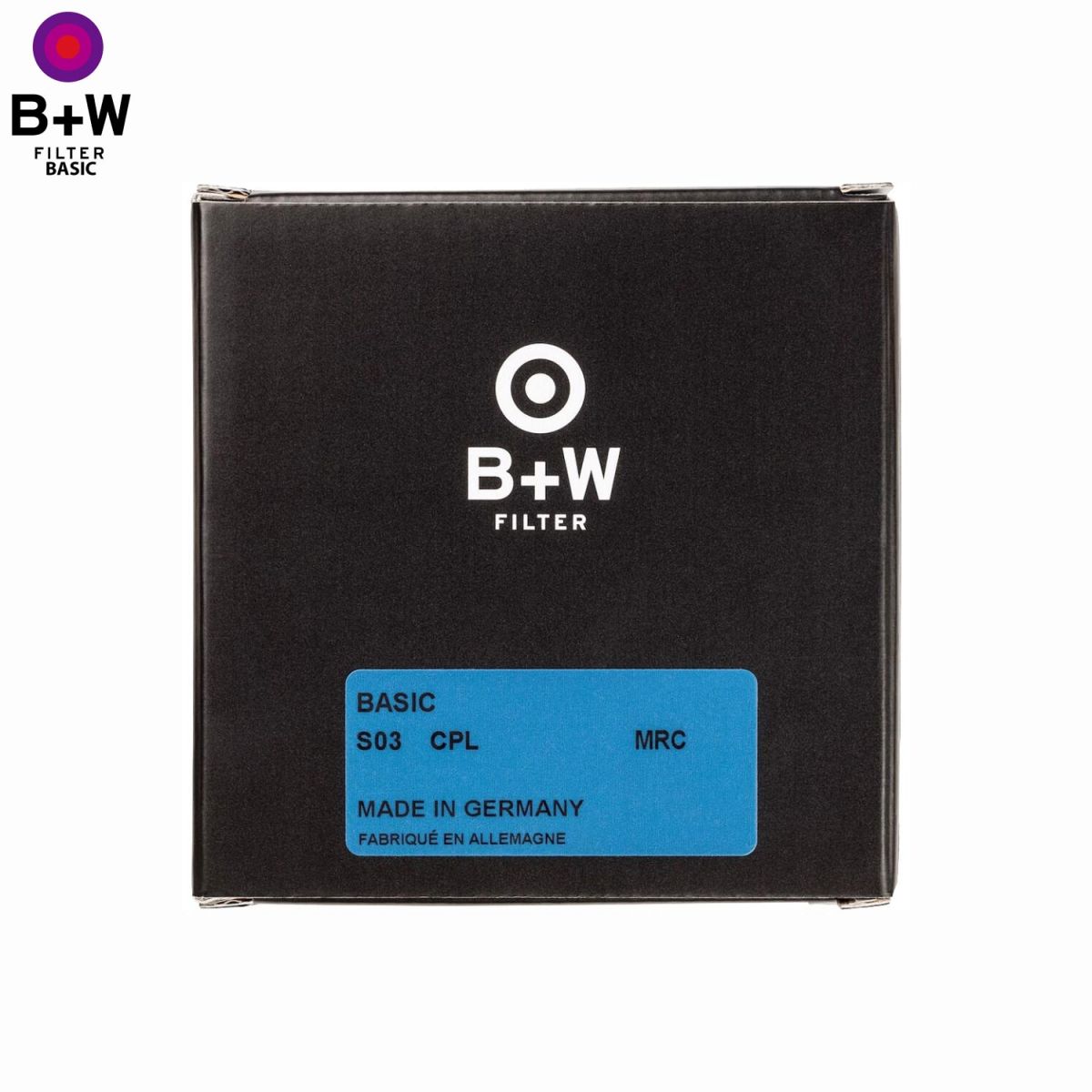 B+W MRC Basic Circular Polarizing Filter | Camtec Photo
