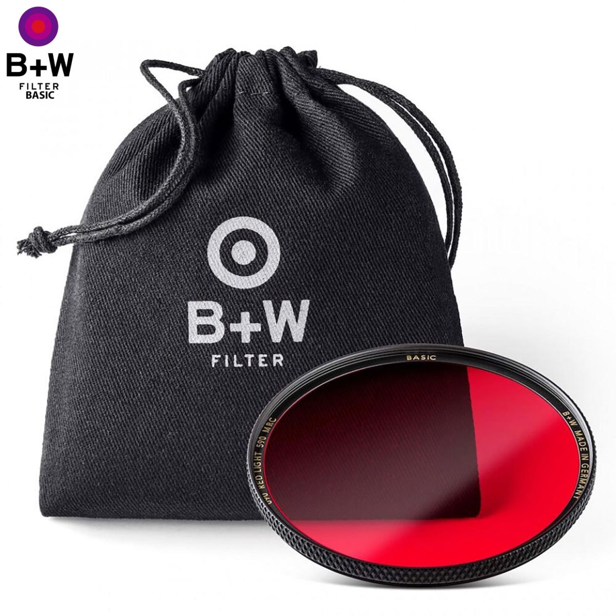 B+W Basic 090 MRC Red light 590nm Filter | Camtec Photo