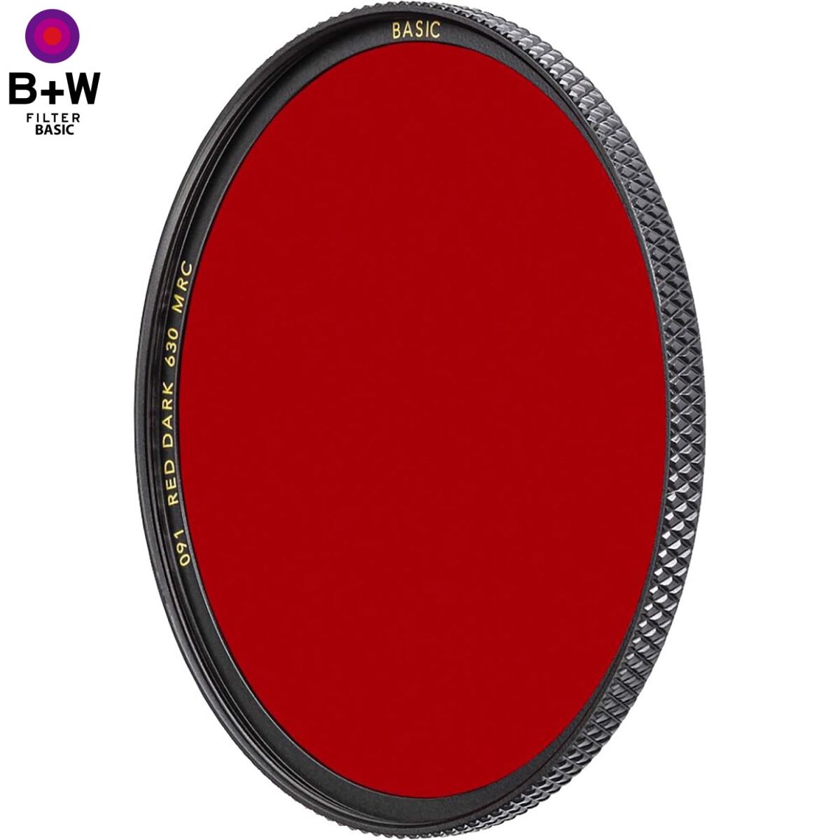 B+W Basic 091 MRC Red Dark 630nm Filter | Camtec Photo
