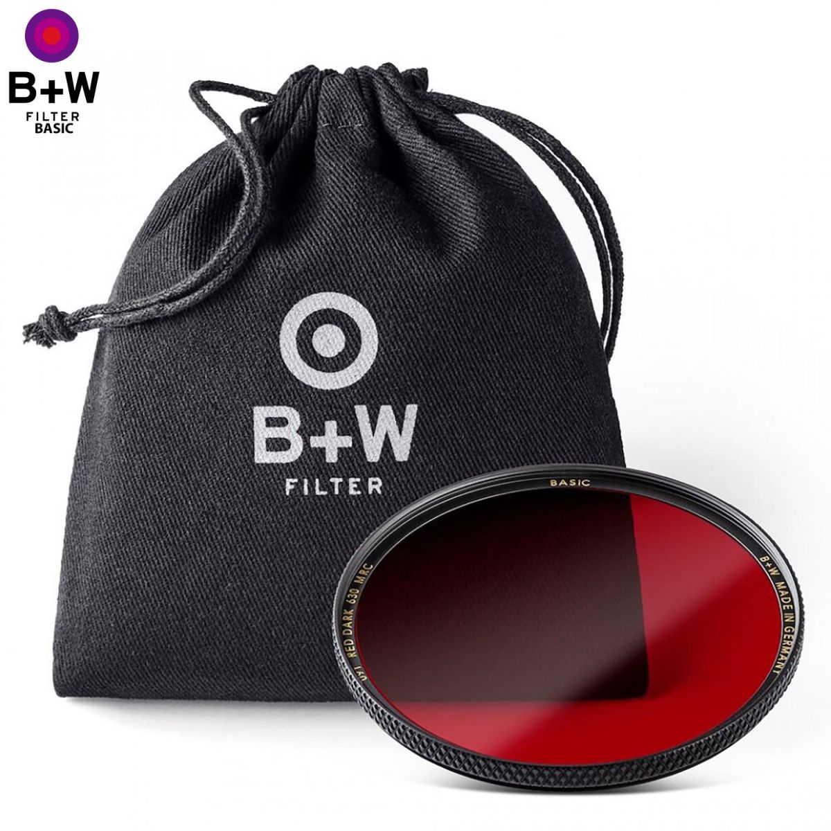 B+W Basic 091 MRC Red Dark 630nm Filter | Camtec Photo